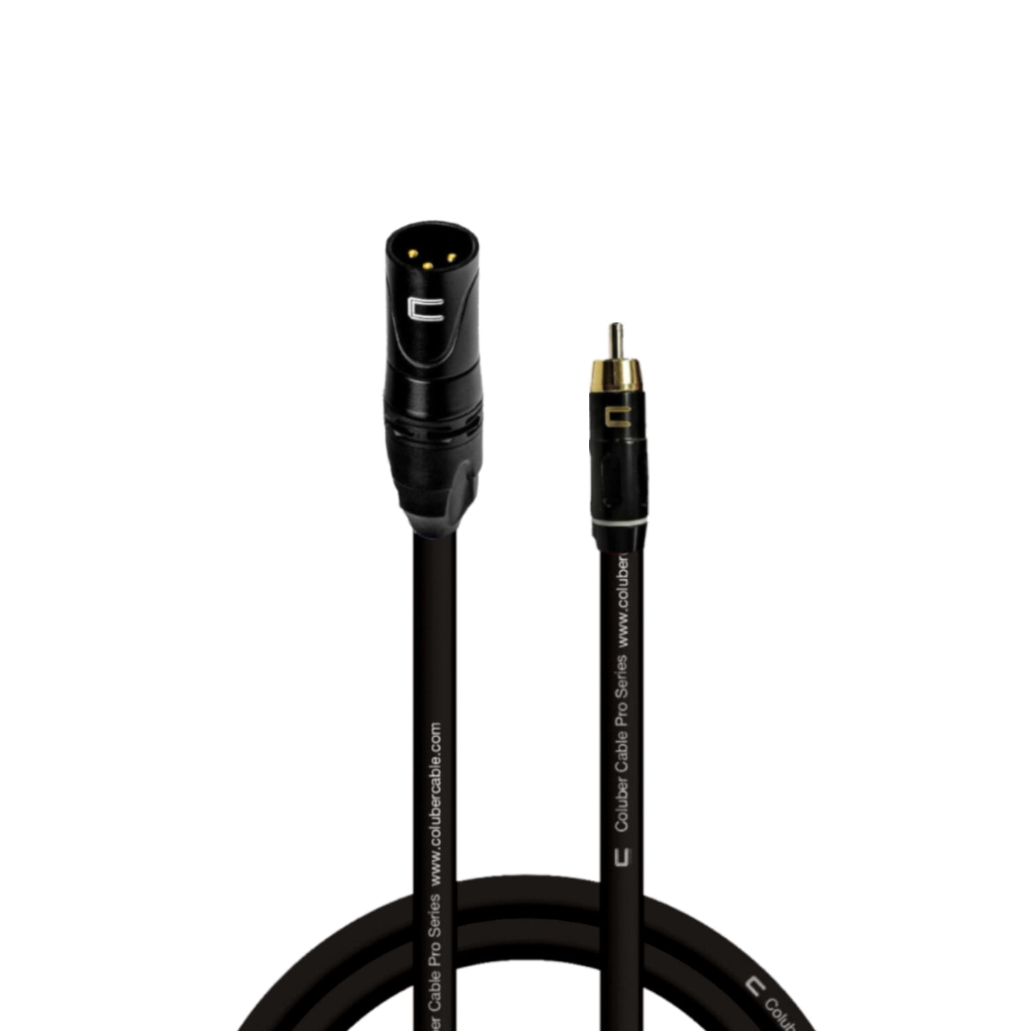 Coluber Cable Unbalanced XLR Cable Male to RCA Pro Audio Music ...