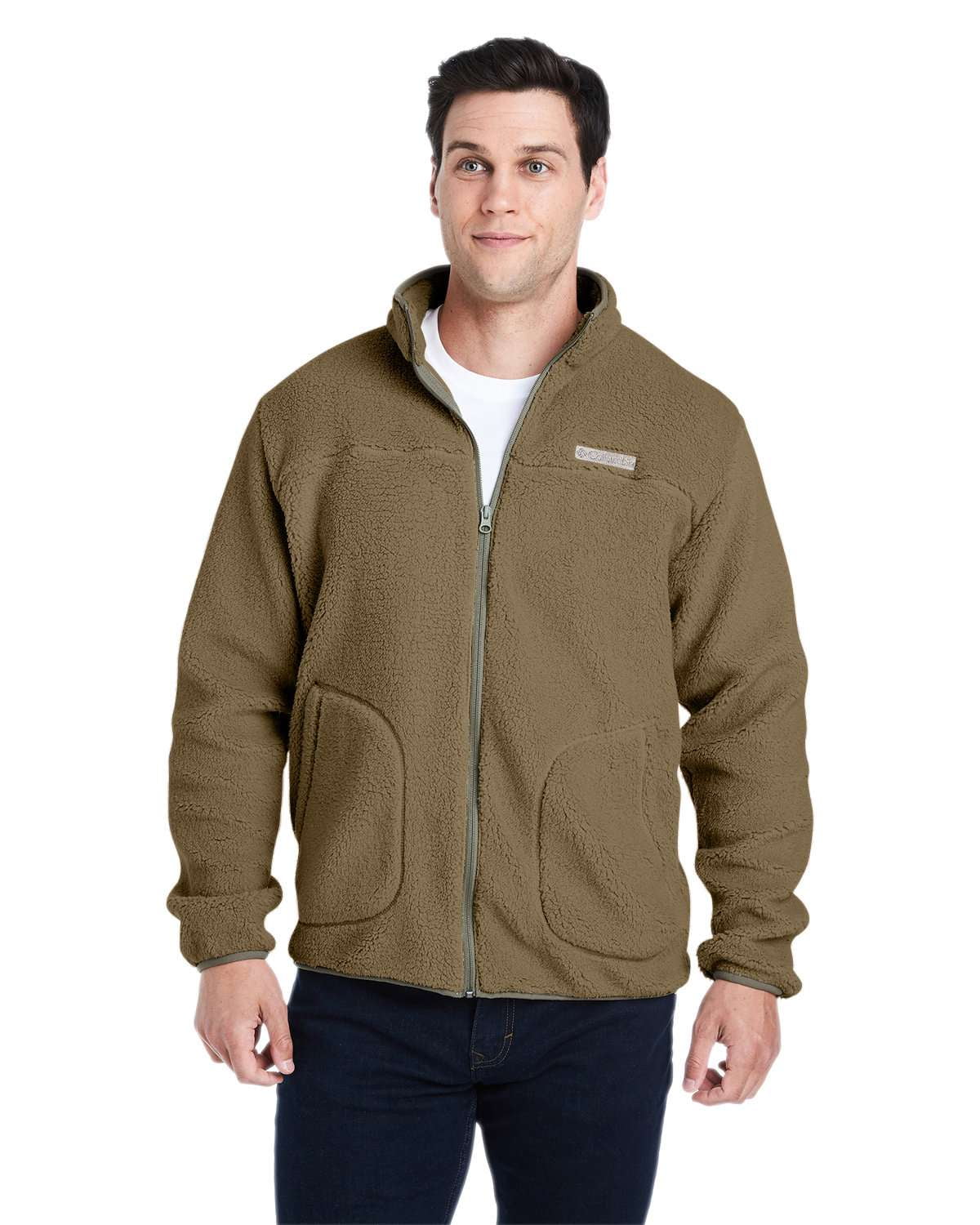 Columbia 1911111 Men's Rugged Ridge II Sherpa Full-Zip Fleece Jacket ...