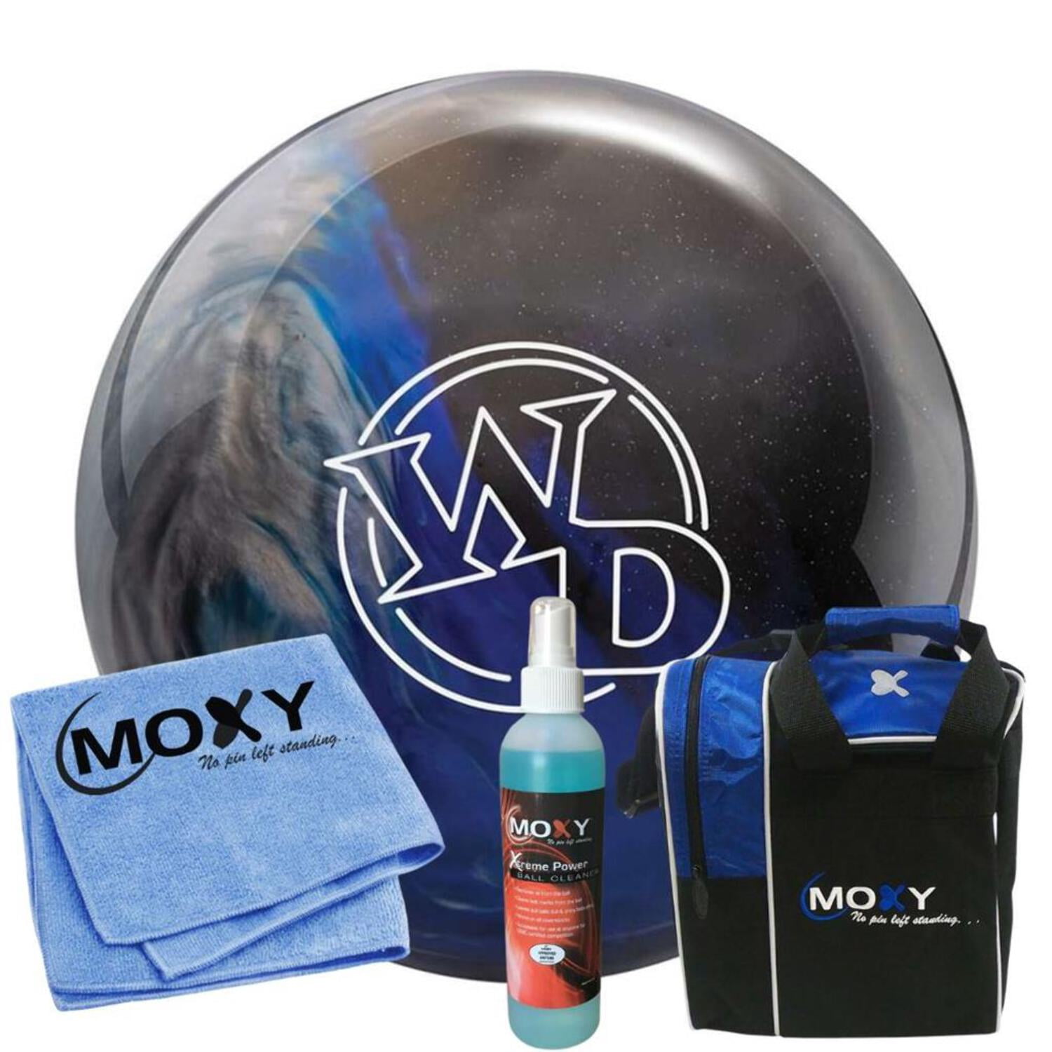 Columbia 300 White Dot Blue/Black/Silver Bowling Ball | Moxy Strike ...