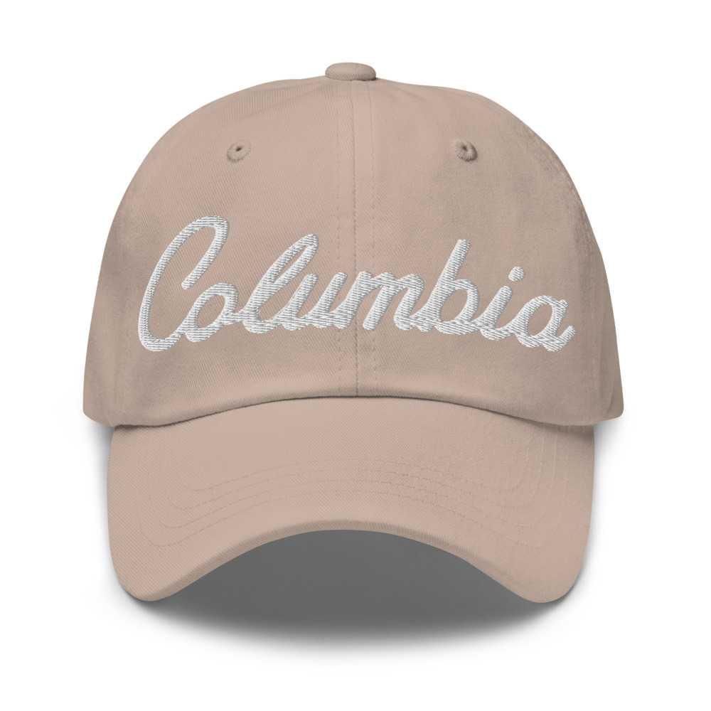 Columbia Baseball Cap Columbia Dad Hat Bold Script South Carolina SC ...