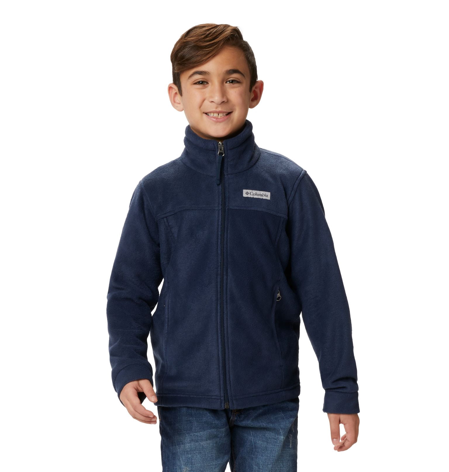 Columbia Boys' Steens Mountain II Fleece Jacket, Color: Collegiate Navy ...