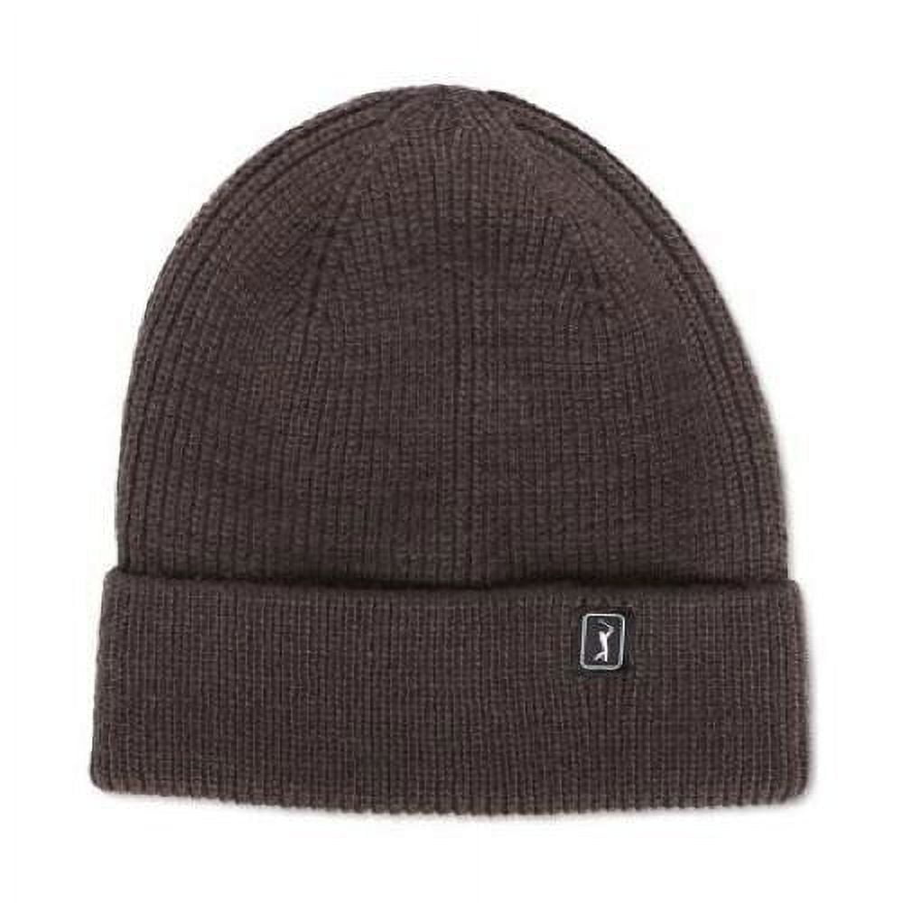 Pga Tour Unisex Recycled Polyester Beanie Hat Asphalt-O/S - Walmart.com