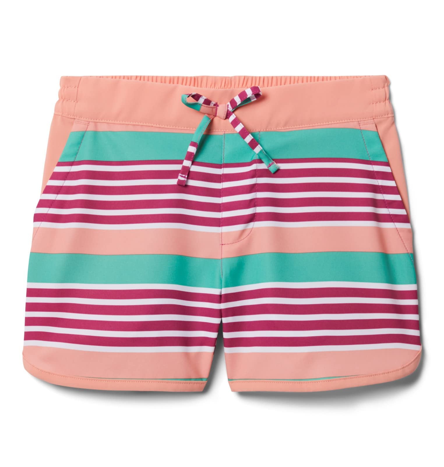 Columbia Youth Girls Sandy Shores Boardshort, Wild Fuchsia Milo Stripe ...