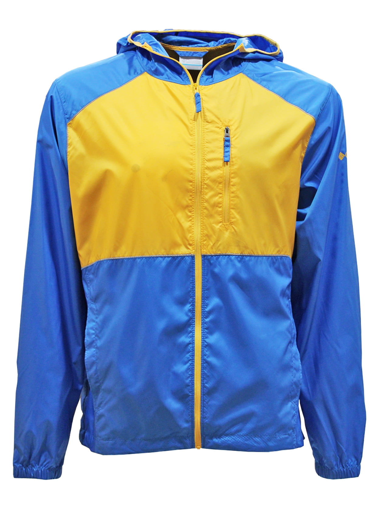 Columbia Golf Men's Flash Forward Hooded Windbreaker Jacket, Large Sky ...