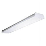 Columbia Lighting LED Wraparound Fixture,4 ft L,4477 lm LAW4-40LW-EDU ...