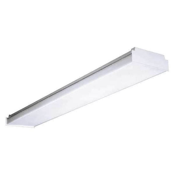 Columbia Lighting LED Wraparound Fixture,4 ft L,4477 lm LAW4-40LW-EDU ...