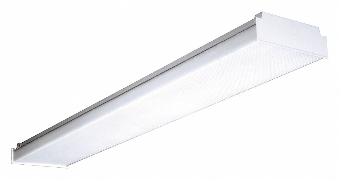 Columbia Lighting LED Wraparound Fixture,4 ft L,4477 lm LAW4-40LW-EDU ...