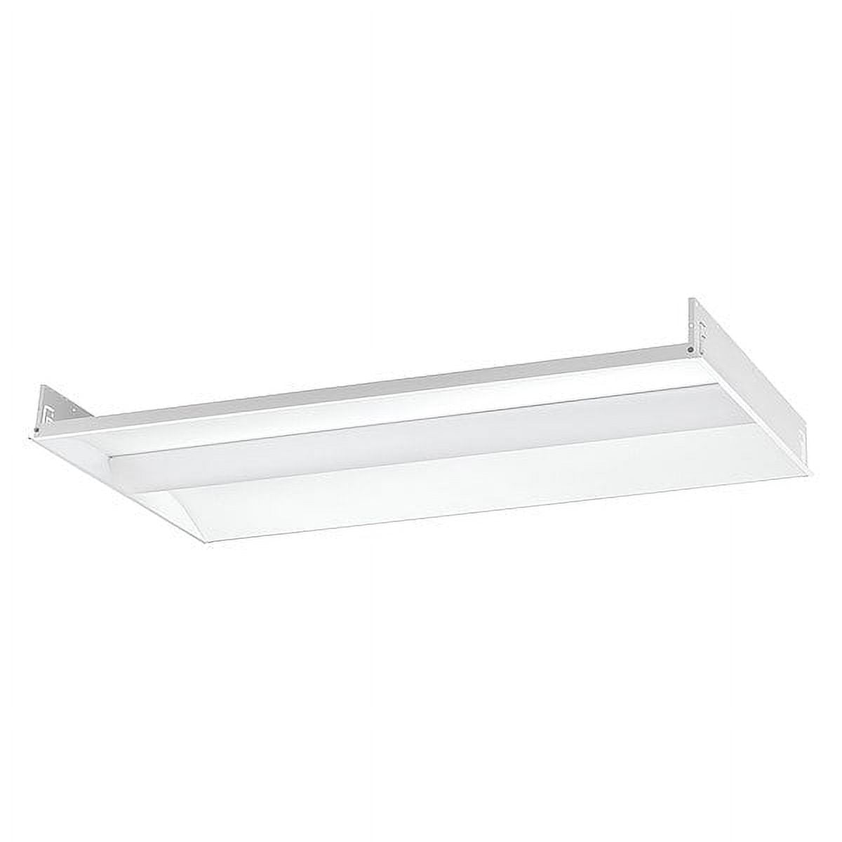 Columbia Lighting Recessed Troffer,4 ft L,4886 lm,39W LCAT24-40MLG-EDU ...