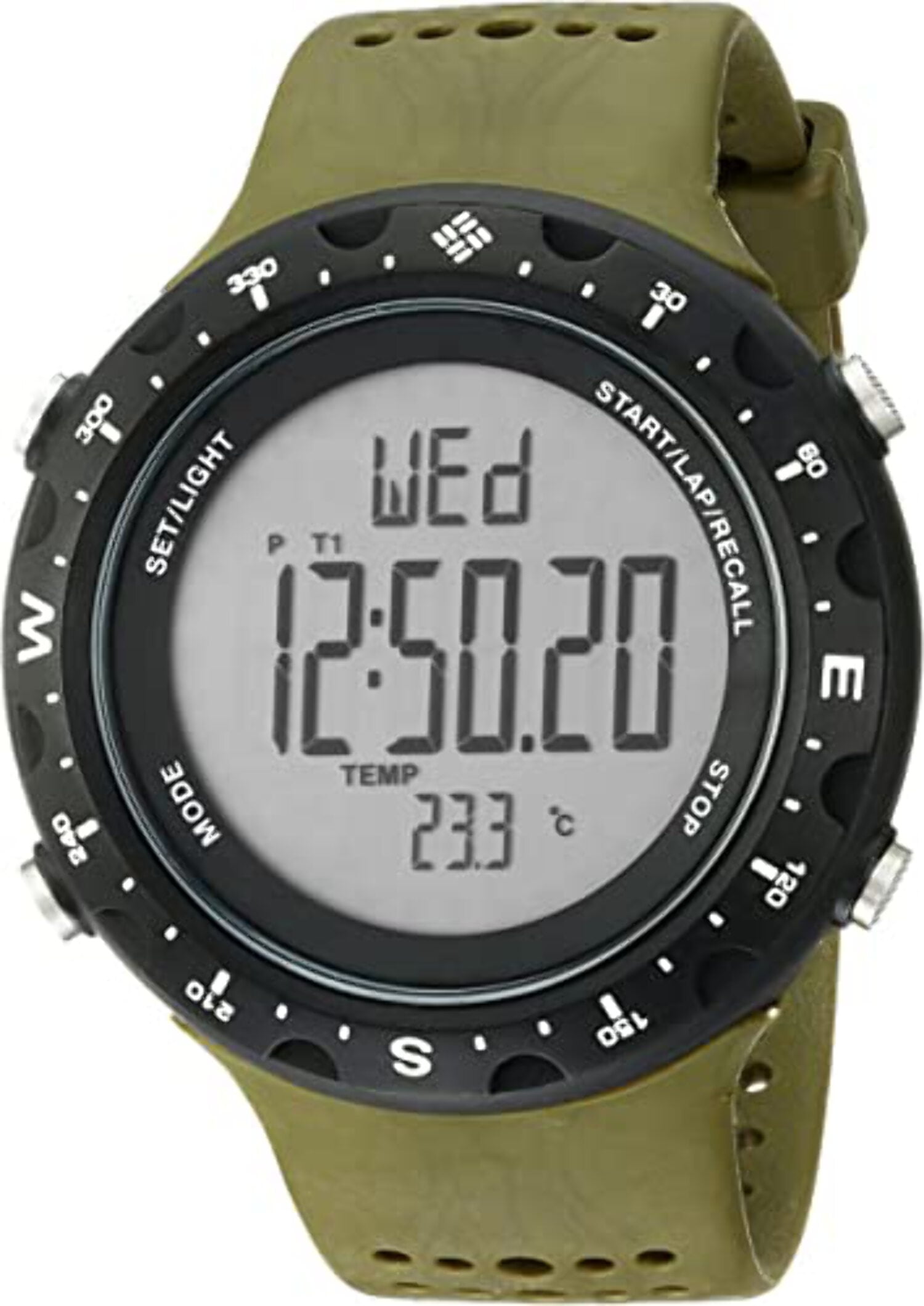 Columbia Men's CT004301 Singletrak Green Digital Sports Watch - Walmart.com