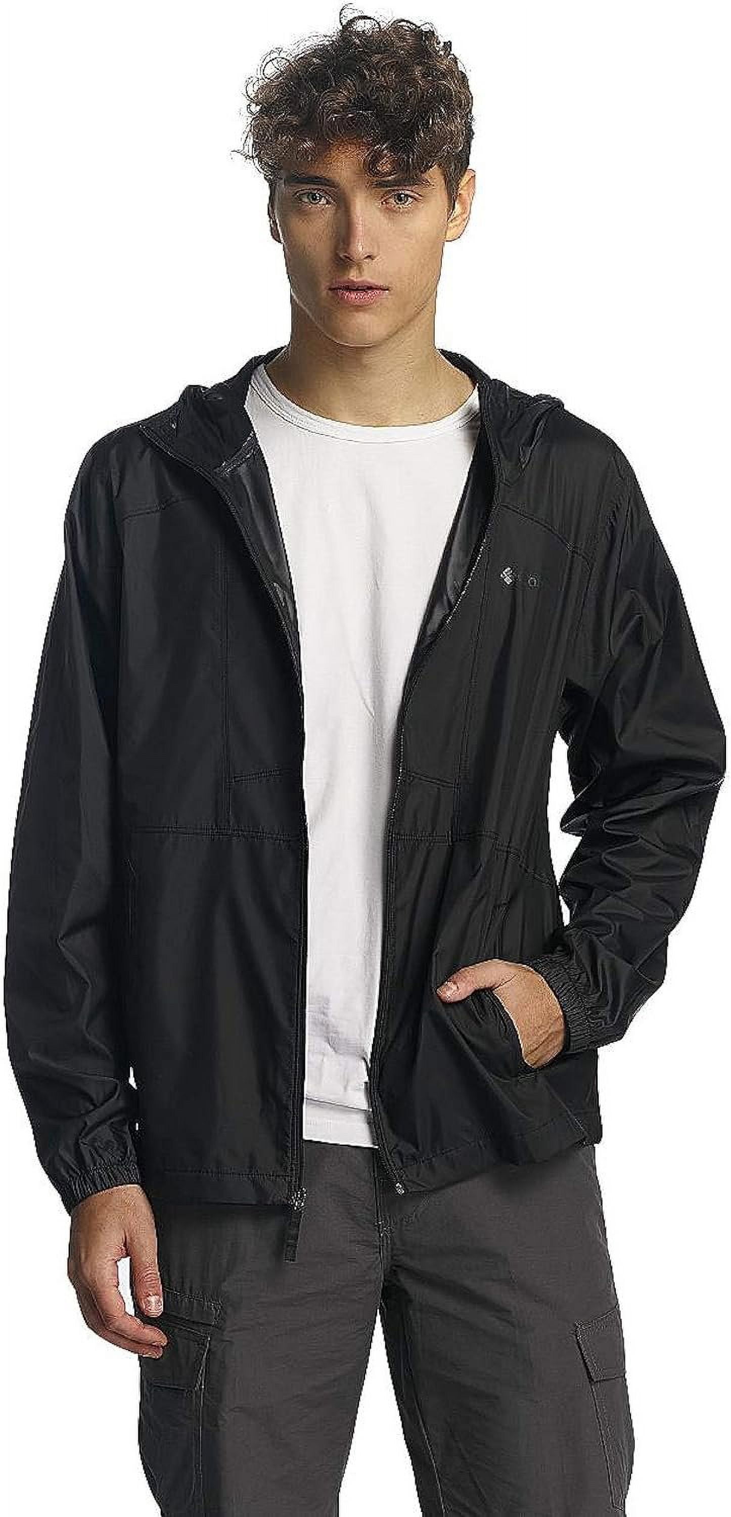 Columbia Men's Hooded Flashback Windbreaker Jacket, Water Resistant, X ...