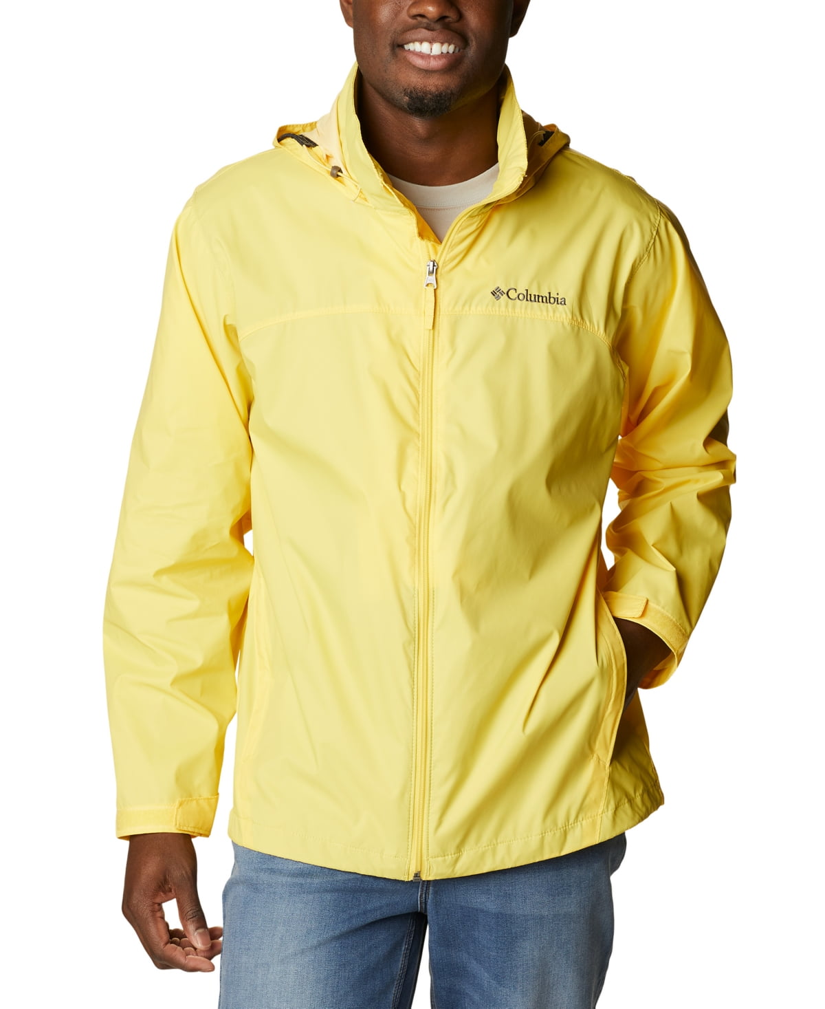 Columbia Men's Glennaker Lake Rain Jacket Yellow Size X-Large - Walmart.com