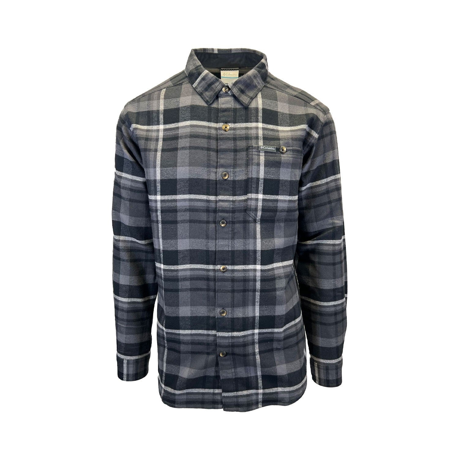 Columbia Men's Multi Plaid Shirt Pitchstone Flannel L/S - (010 & 464 ...