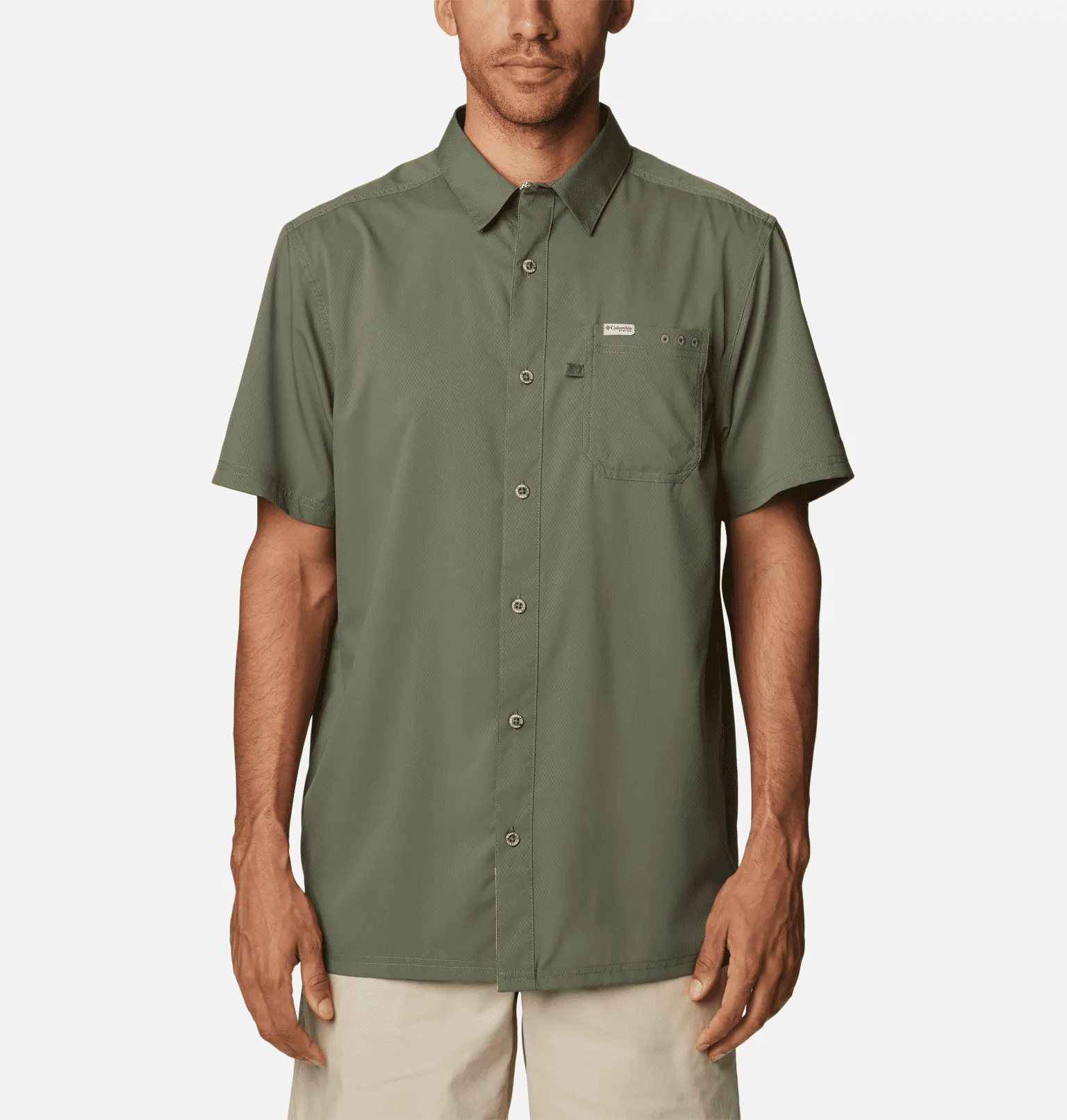 Columbia Men’s PFG Slack Tide Camp Shirt, Color: Cypress, Size: XL ...