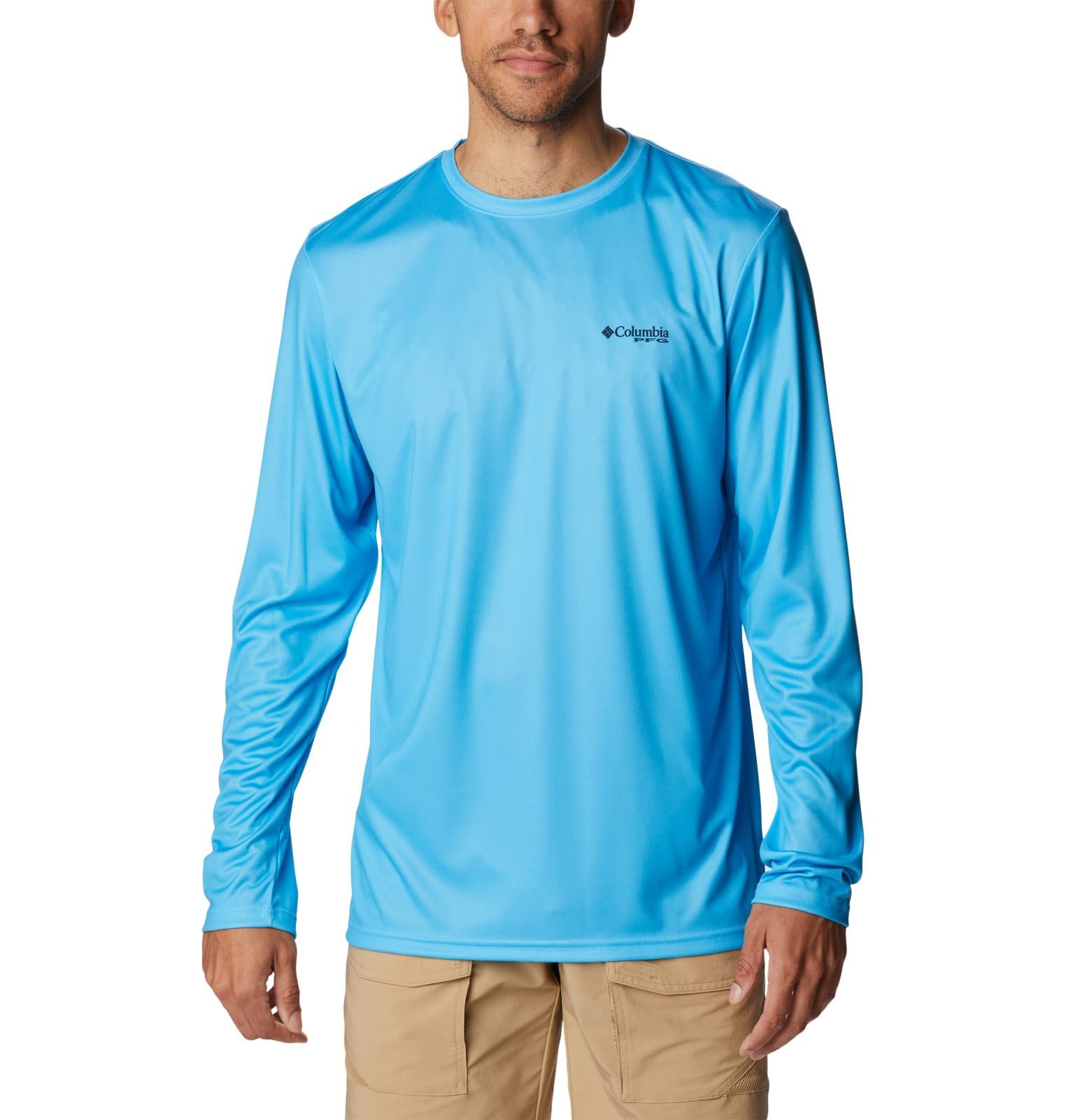 Columbia Men's PFG Terminal Tackle Fish Flag Long Sleeve Shirt (Riptd ...