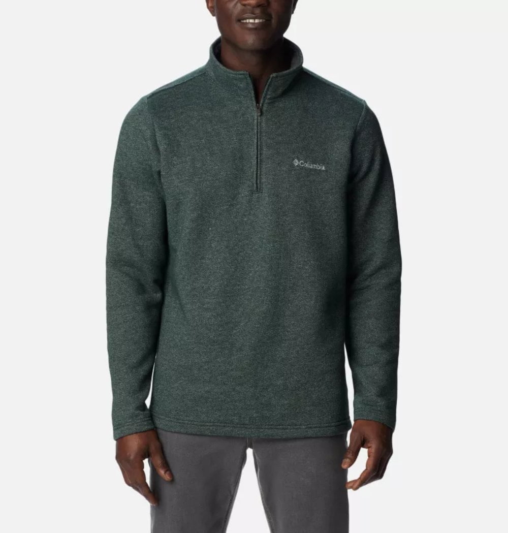 Columbia Mens Great Hart Mountain III Half Zip, Spruce, Small - Walmart.com