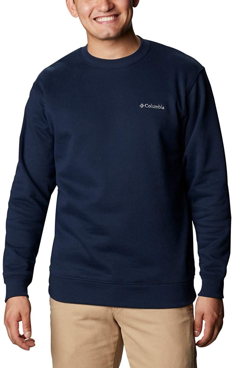 Columbia Men's Hart Mountain Ii Crew Sweatshirt Blue Size Small ...