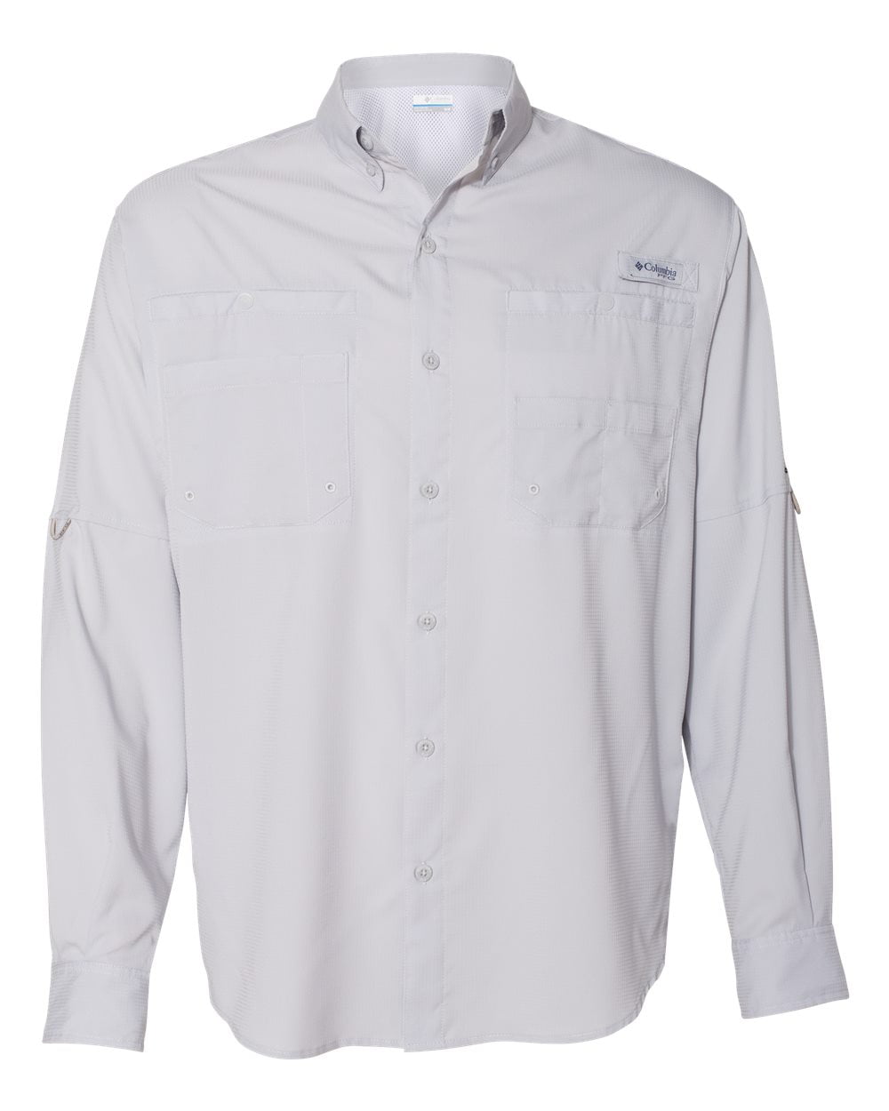 Columbia Mens PFG Tamiami II UPF 40 Long Sleeve Fishing Shirt Cool Grey ...