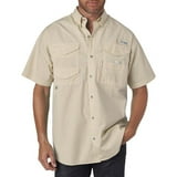 Columbia Performance Fishing Shirt, Soft Cotton Poplin, Fly Box Pockets ...