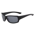 Columbia Point Reyes Polarized Men's Matte Black Wrap Sunglasses ...