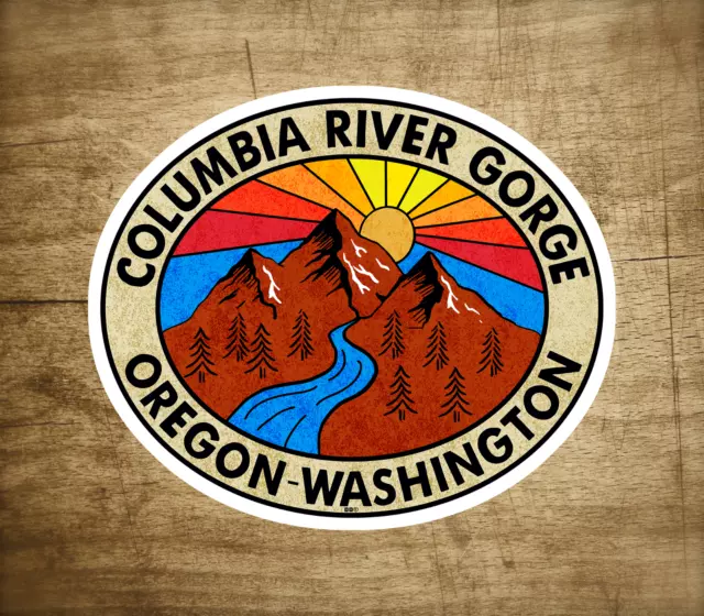 Columbia River Gorge Decal Sticker Oregon Washington Recreation Phone ...