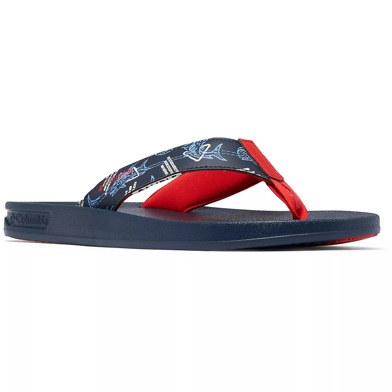 Columbia Sportswear Men's Tidal Ray PFG Flip Flops - 11 - Walmart.com