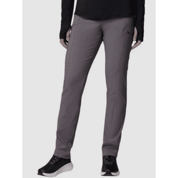 Columbia Women's Fleece Lined Active Fit Straight Leg Pants City Grey ...