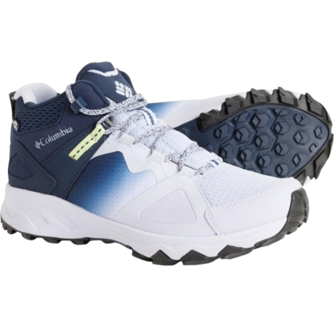 Columbia Women's Peakfreak Hera Mid Outdry, Snowdrift/Collegiate Navy ...