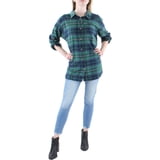 Columbia Womens Cotton Plaid Button-Down Top - Walmart.com