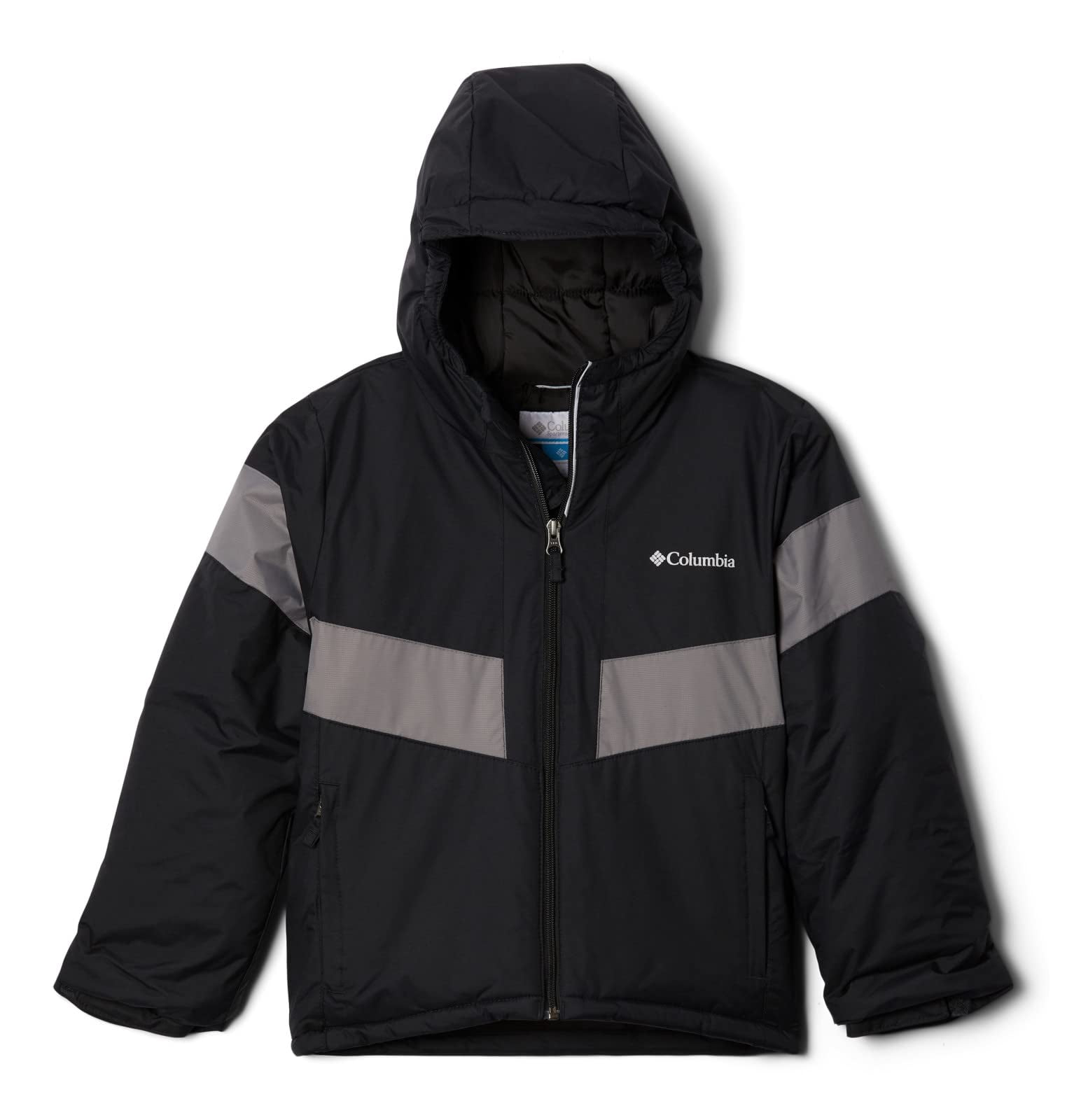 Columbia Youth Boys Lightning Lift II Jacket, Black/City Grey, X-Small ...