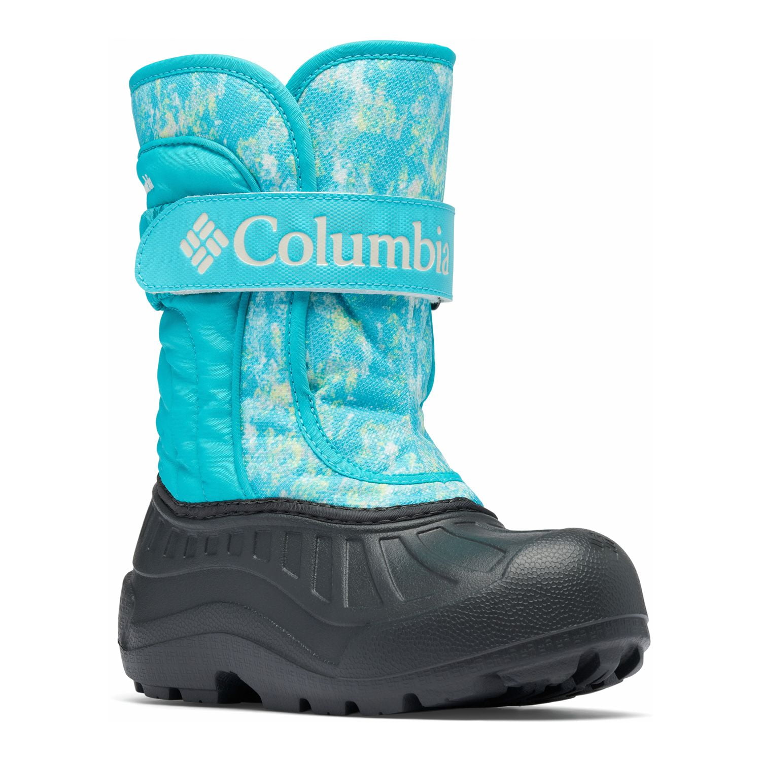 Columbia Youth Powderbug Snowlite Girls' Strap Boots Color: Geyser Sea ...