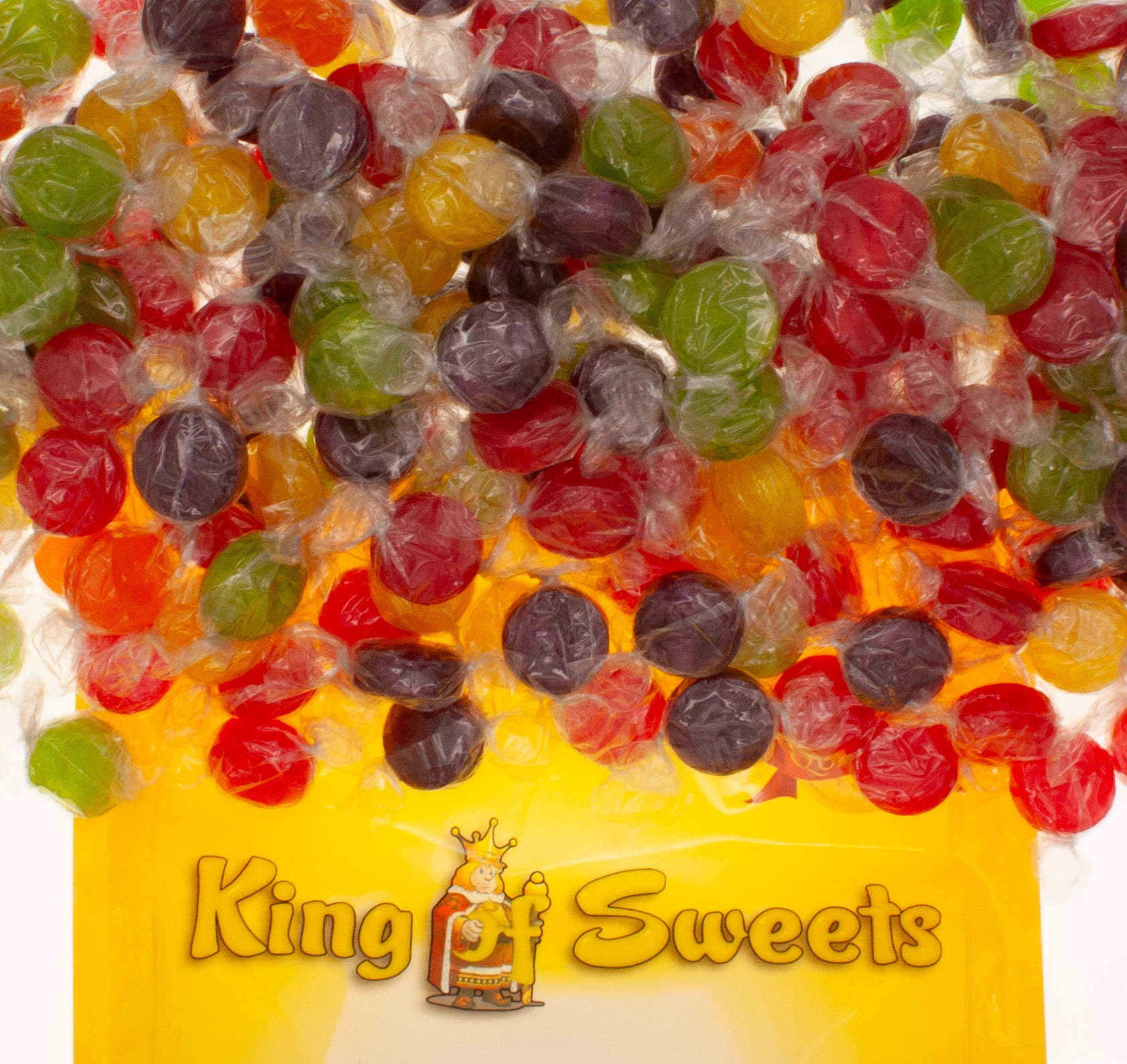 Columbian Assorted Fruit Buttons 1 Pound Sugar Candy for Candy Dishes ...