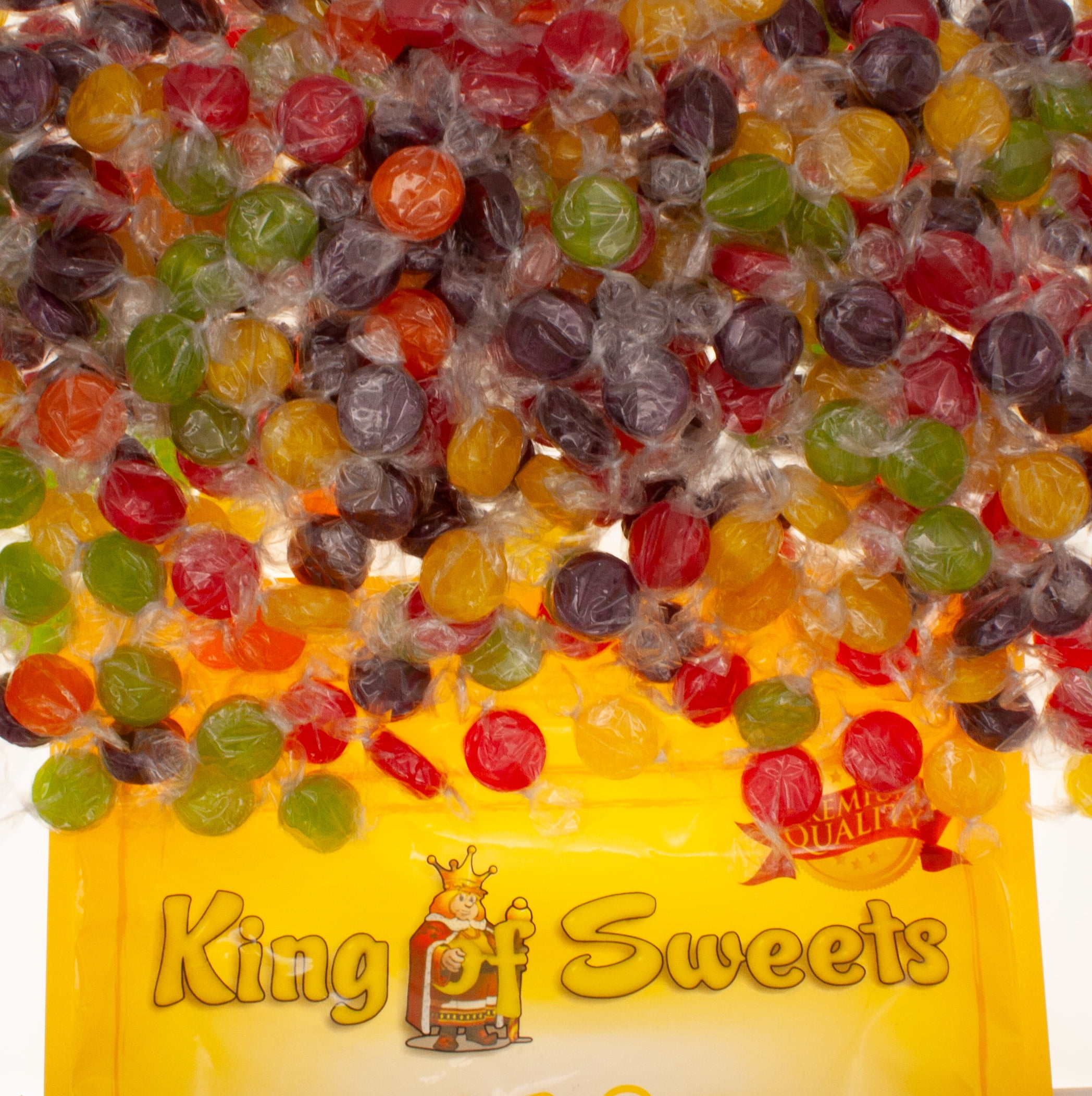 Columbian Assorted Fruit Buttons 5 Pounds Sugar Candy for Candy Dishes ...