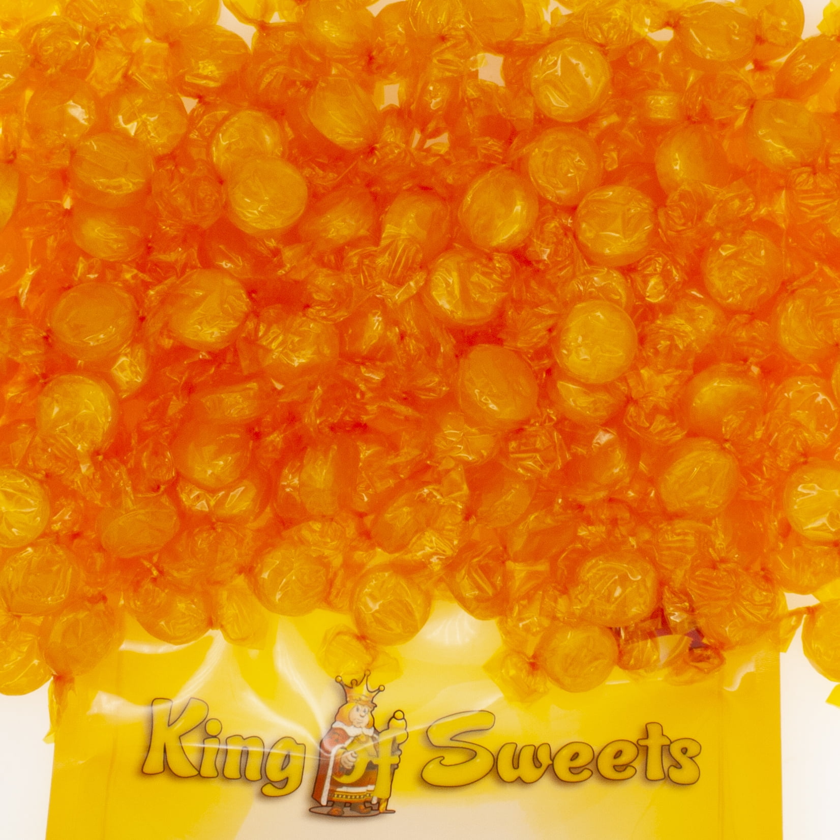 Columbian Butterscotch Buttons 2 Pounds Rich & Creamy Hard Candy Individually Wrapped in in a ...