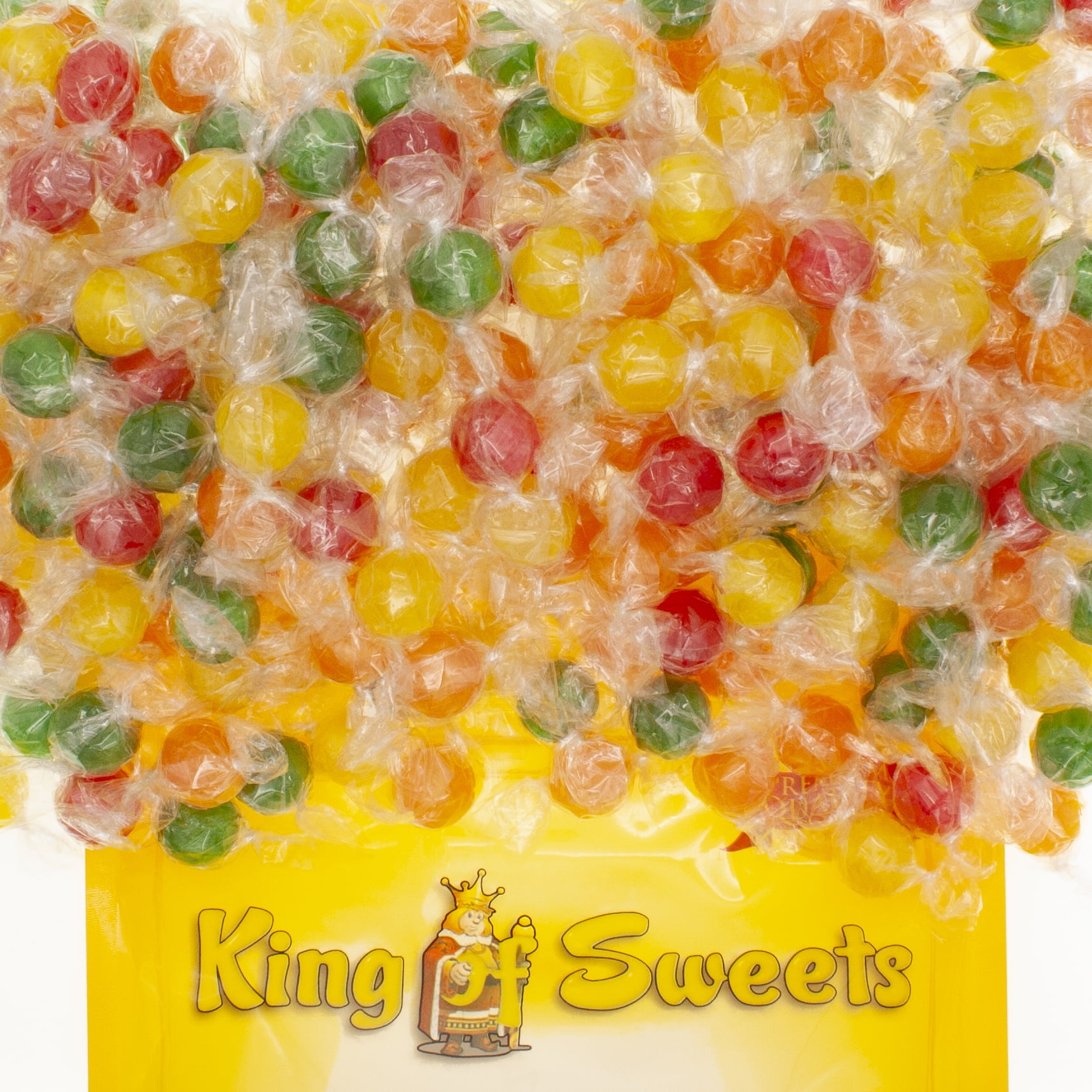 Columbian Sour Balls 1 Pound Assorted Sour Fruit Flavors Hard Candy for ...