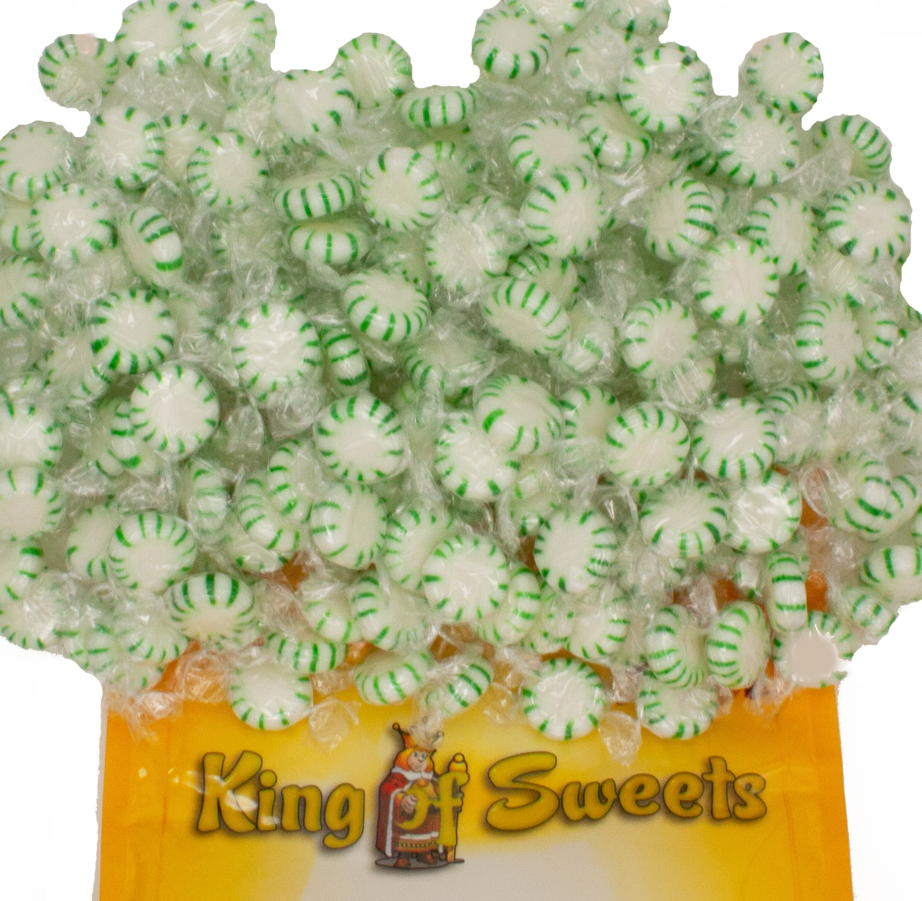 Columbian Starlight Spearmint Mints 1 Pound Bag Green & White Center ...