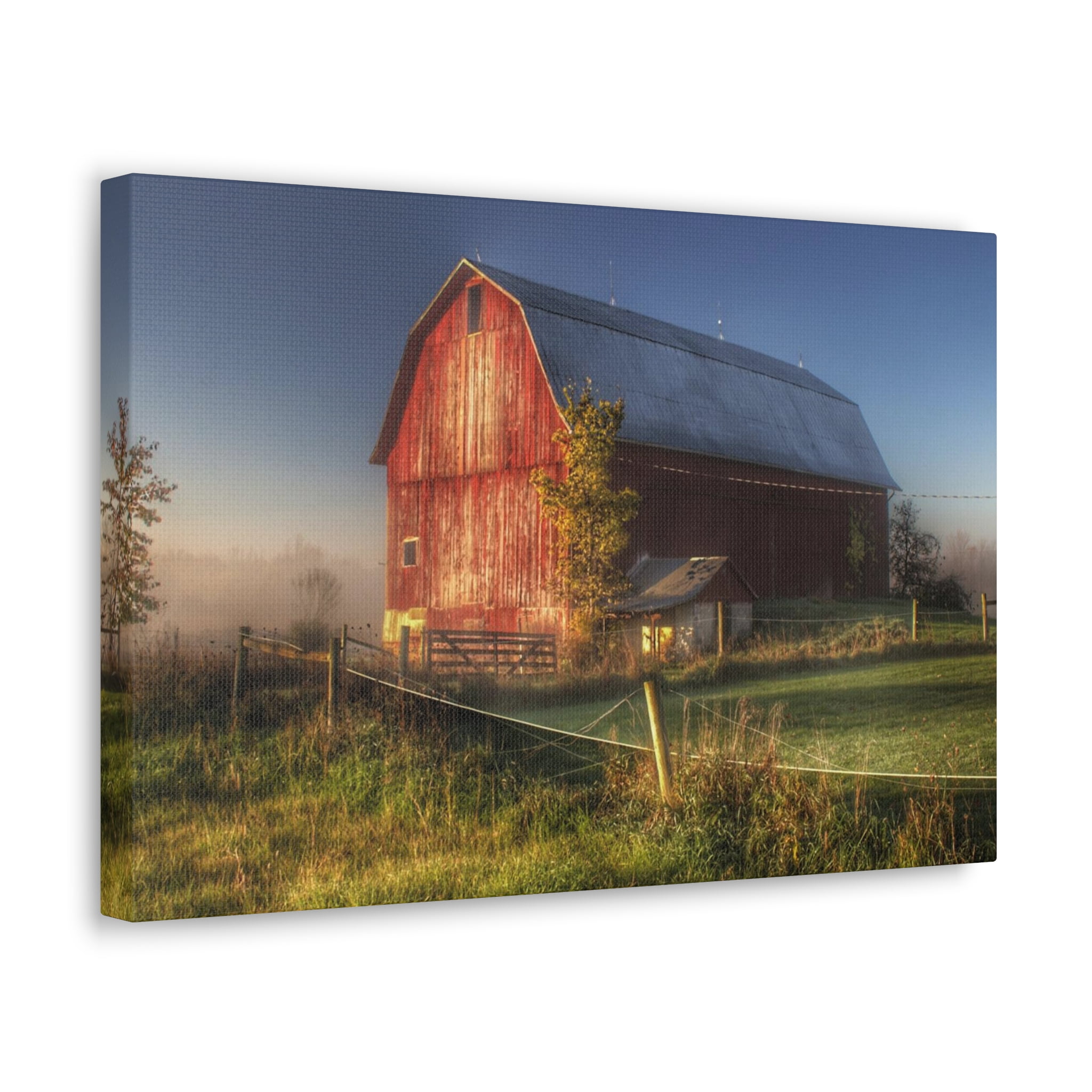 Columbiaville Red I| Barn Boutique Modern Farmhouse Canvas Print ...