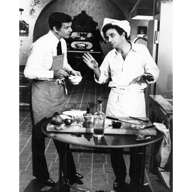 Columbo 1978 Murder Under Glass Louis Jourdan Peter Falk in kitchen ...