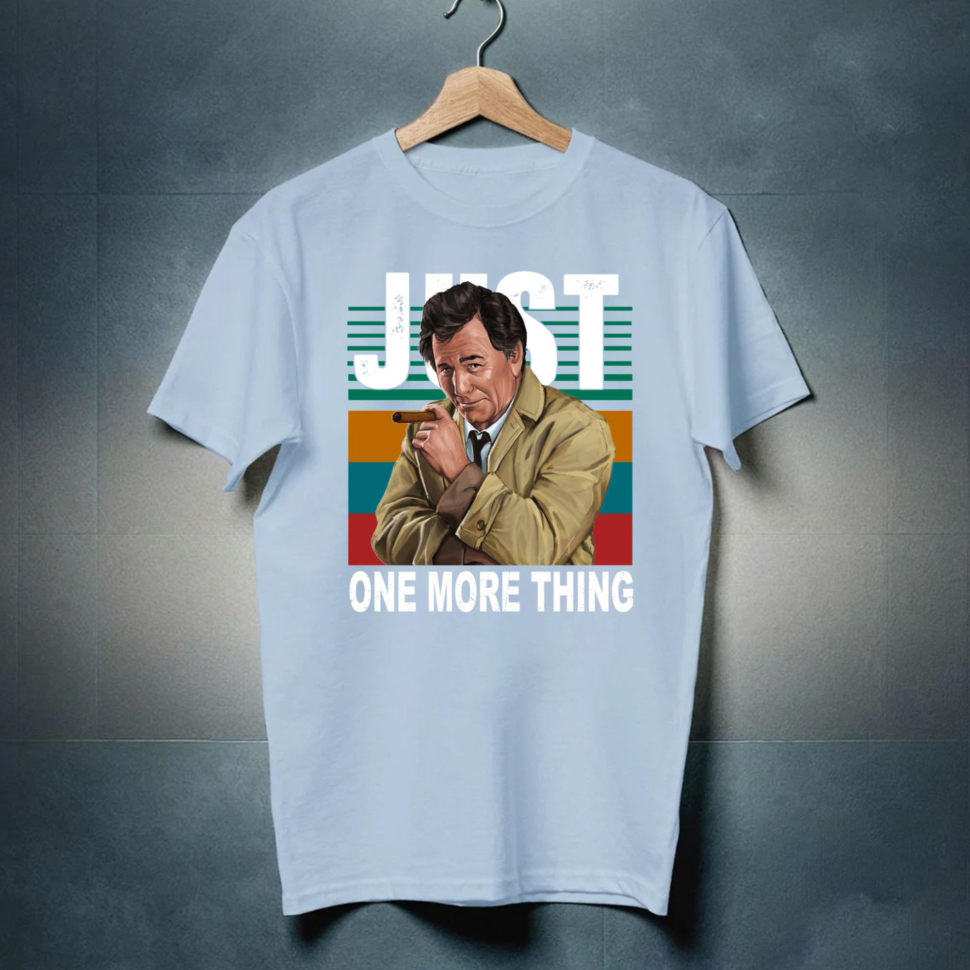 Columbo Just One More Thing Vintage T-Shirt, Detective TV Series Shirt ...