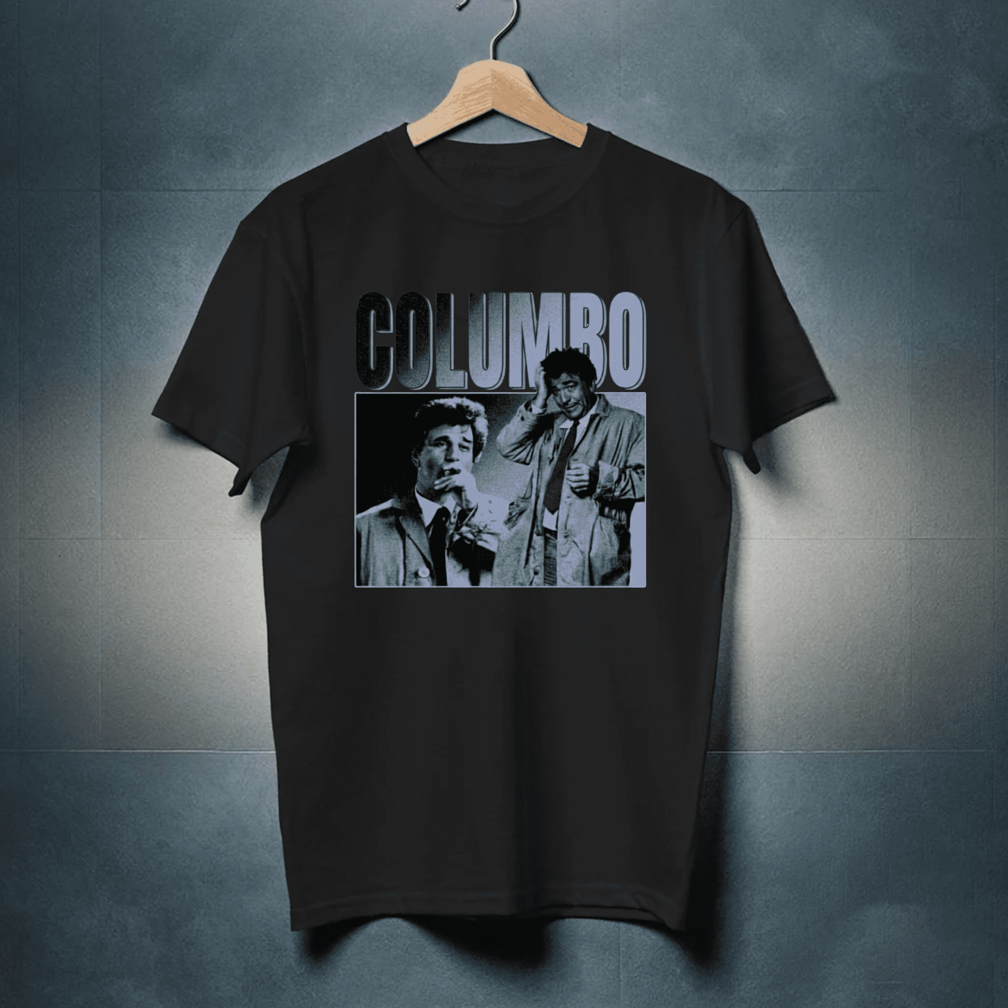 Columbo Retro Detective TV Show Graphic - Soft Touch, H33821 T-Shirt ...