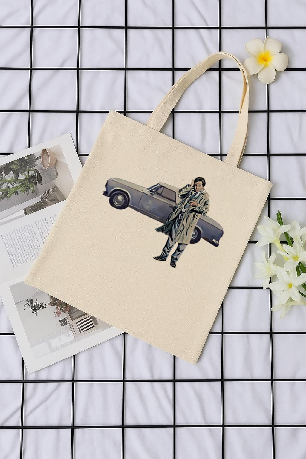 Columbo Tote Bag Columbo Vintage Columbo cars Gift for TV Series lovers ...