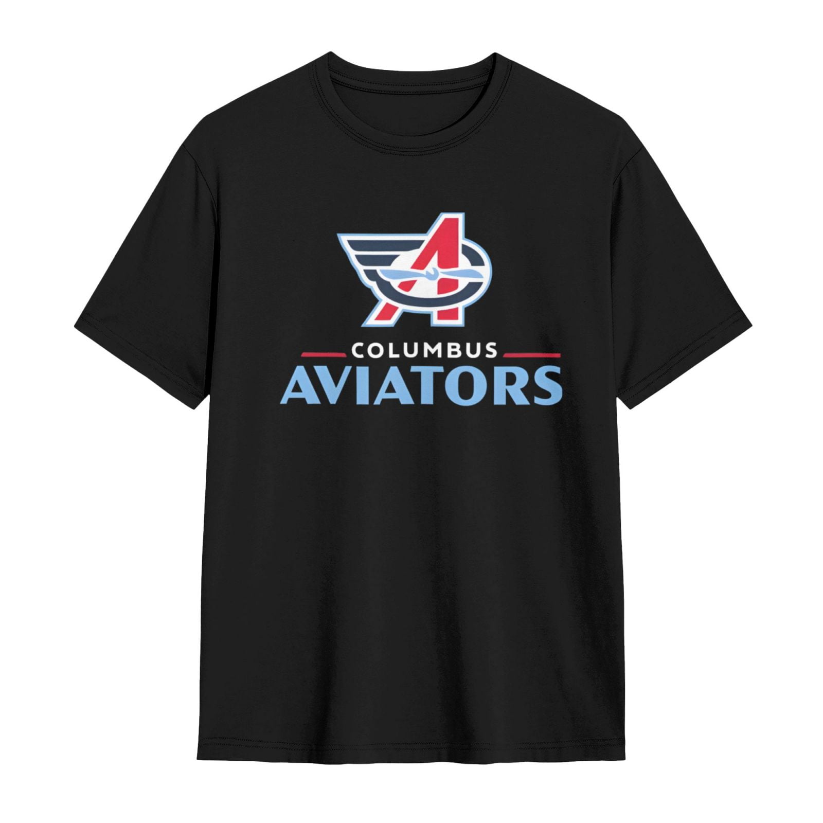 Columbus Aviators Shirt Short Sleeve Cotton Tshirt - Walmart.com