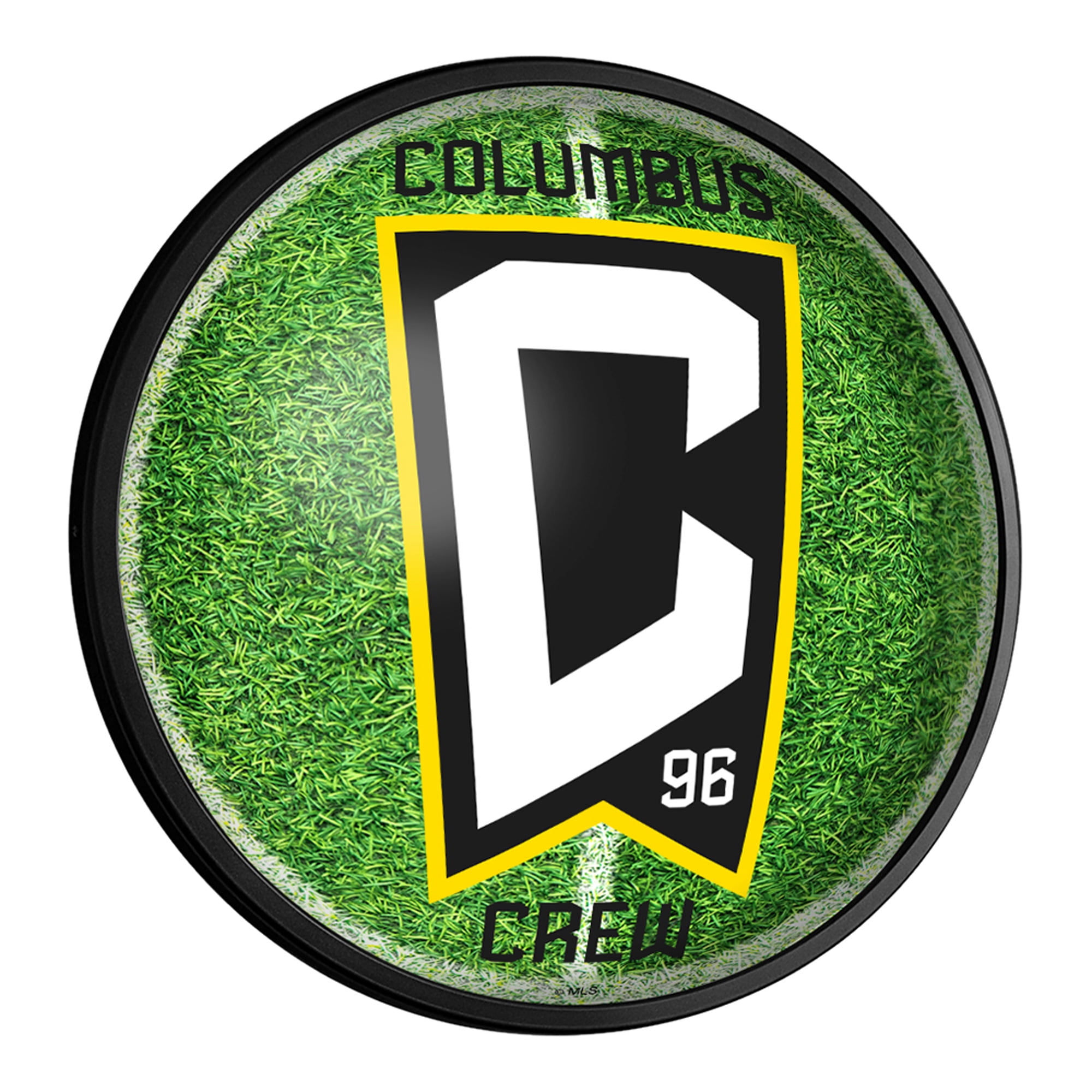 Columbus Crew 18'' Round Slimline Illuminated Field Wall Sign - Walmart.com