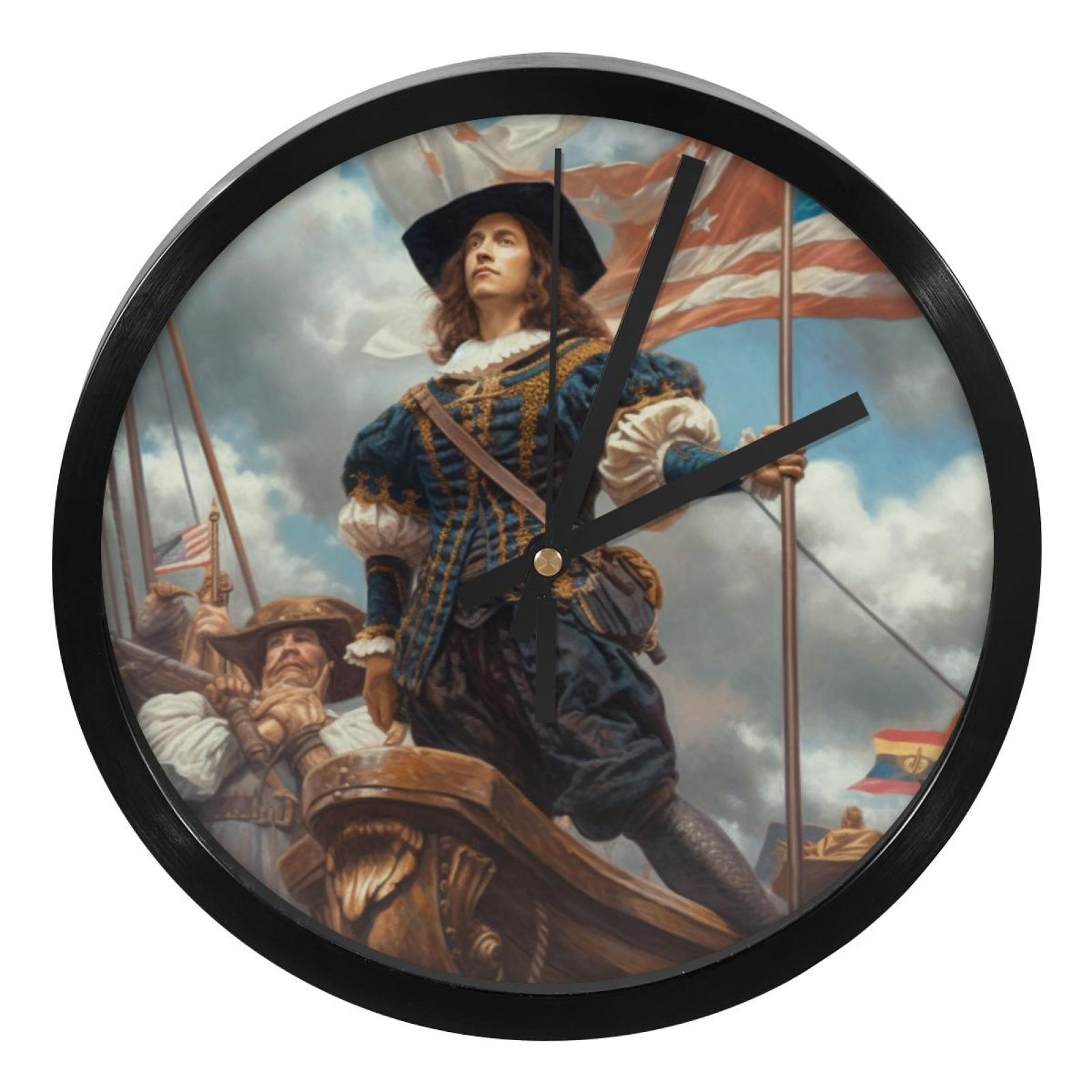 Columbus Day Mother's Day Wall Clock - Precise Quartz Movement, Perfect ...