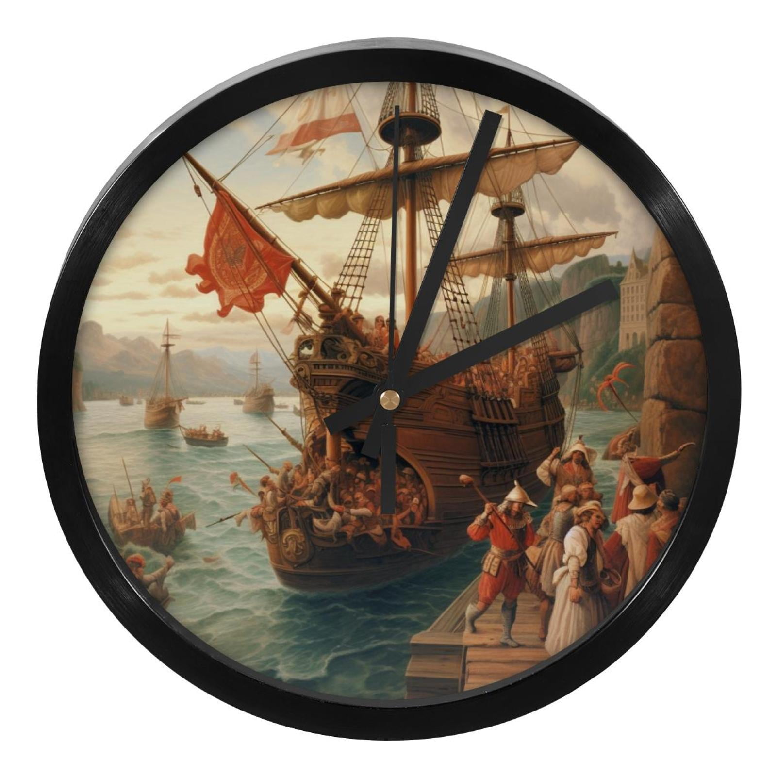 Columbus Day Precise Quartz Wall Clock | Mother's Day Decor & Gifts ...