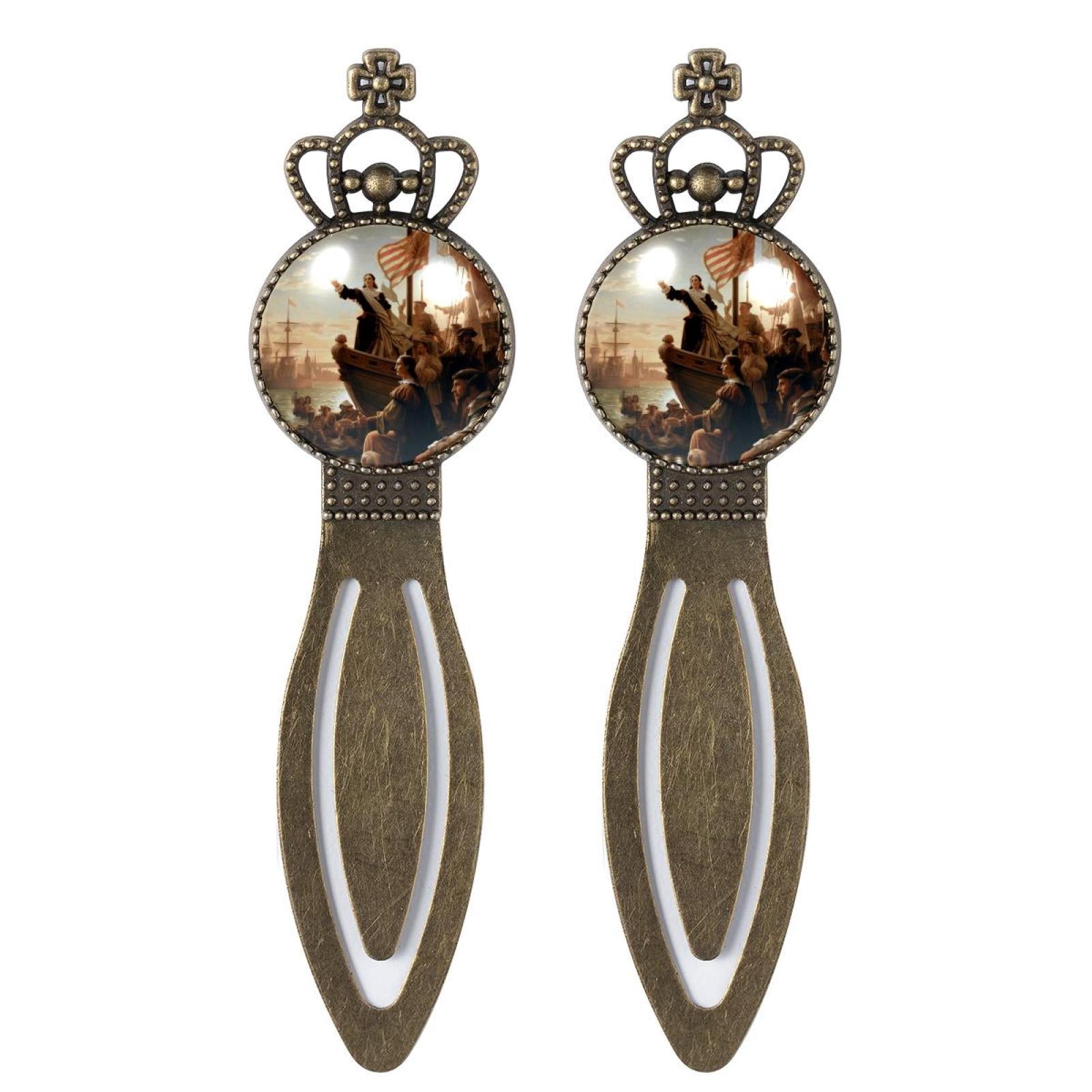 Columbus Day Set of 2 Vintage Copper Crown-Shaped Stainless Steel ...