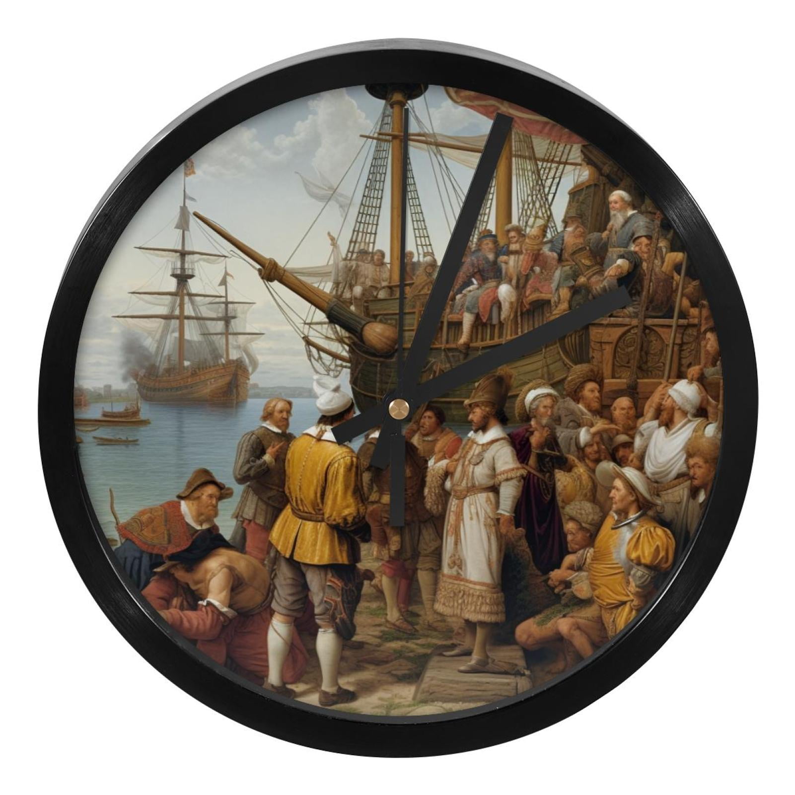 Columbus Day Stunning Mother's Day Wall Clock Perfect for Mom - Silent ...
