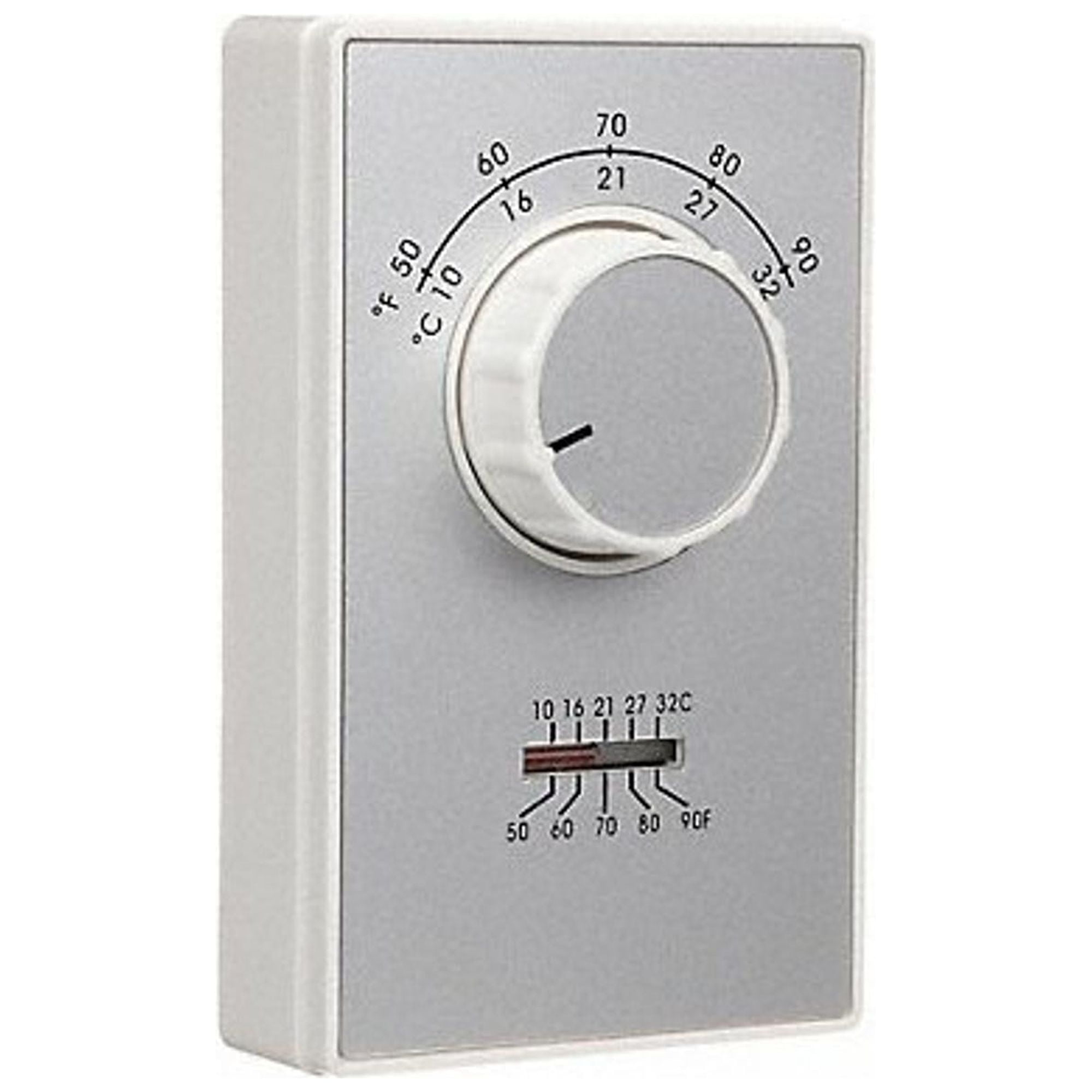 Columbus Electric Line Volt NP Analog Tstat 1H/1C,White ETD9STGS ...