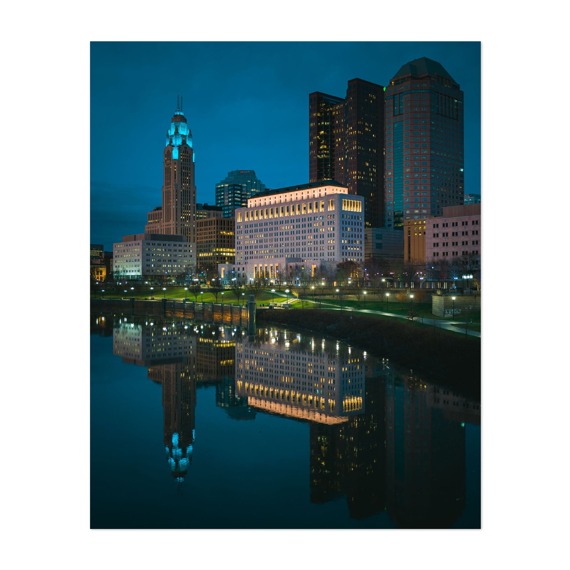 Columbus at Night - Columbus Ohio Photography Cityscape Nightlife ...