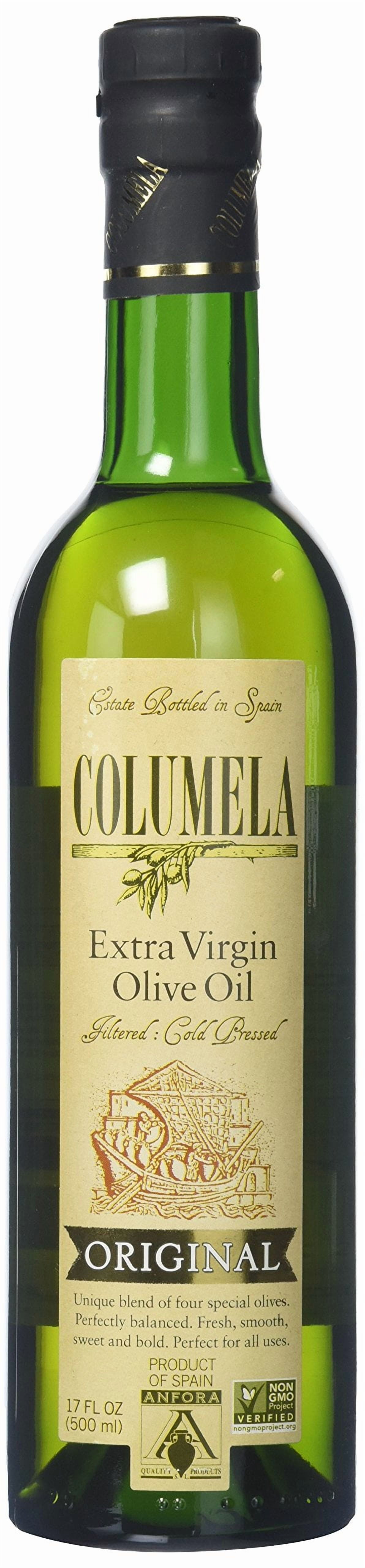 Columela Extra Virgin Olive GGA1 Oil, 17 oz Bottle, Cold Pressed ...