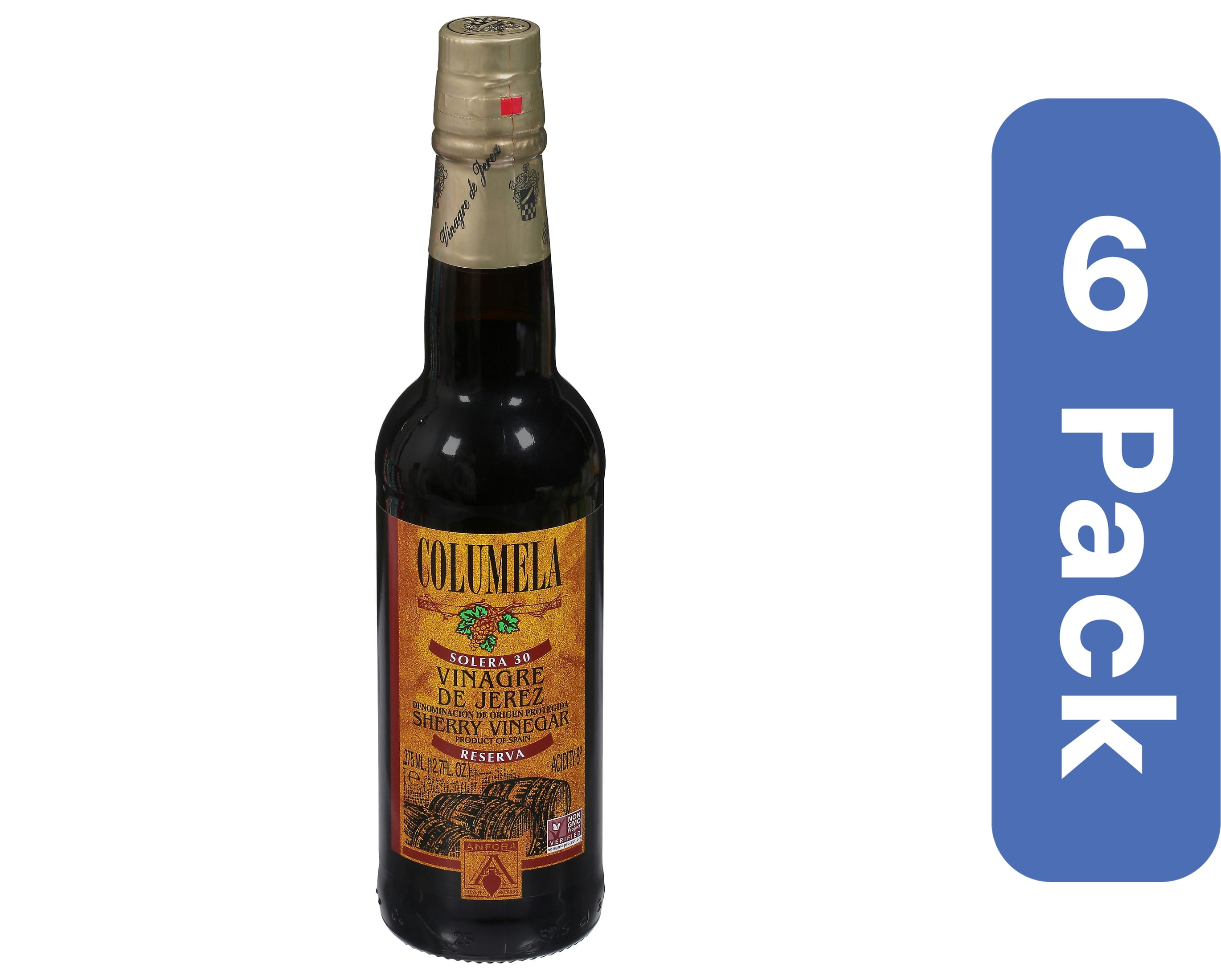 Columela Regular Sherry Vinegar 12.7 oz (Pack Of 6) - Walmart.com